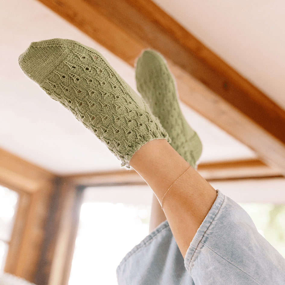 Rosmarino - Eyelet Ankle Socks – Hobbii