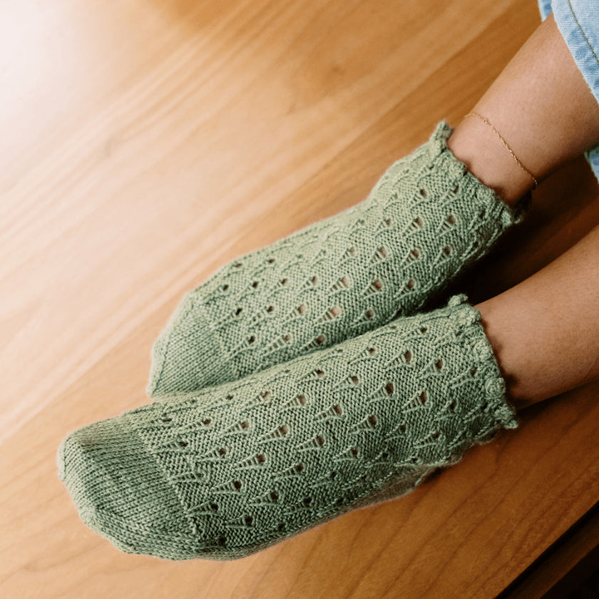 Rosmarino - Eyelet Ankle Socks – Hobbii